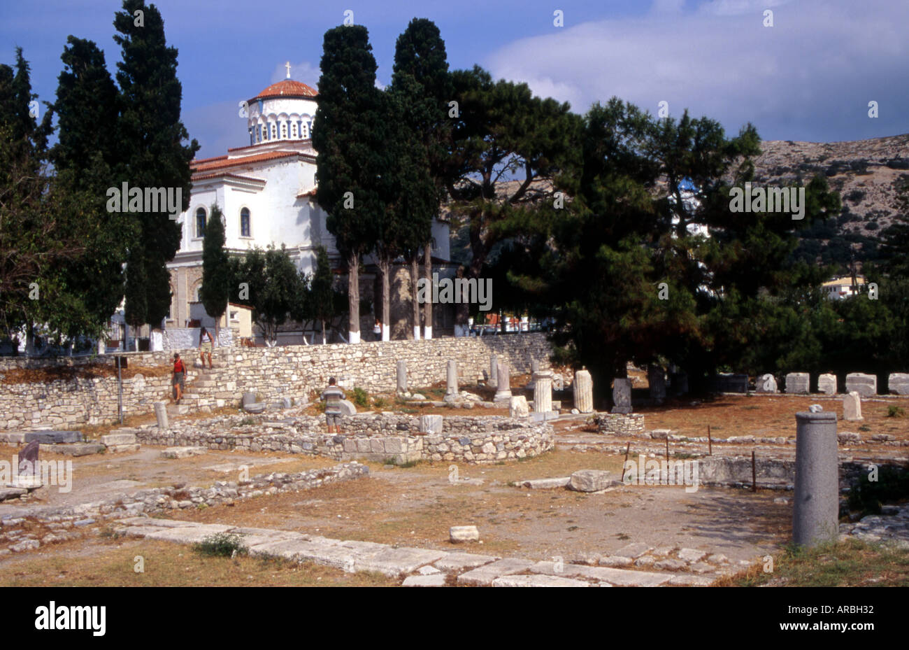 Lykourgos logothetis burgruinen pythagorio samos -Fotos und ...