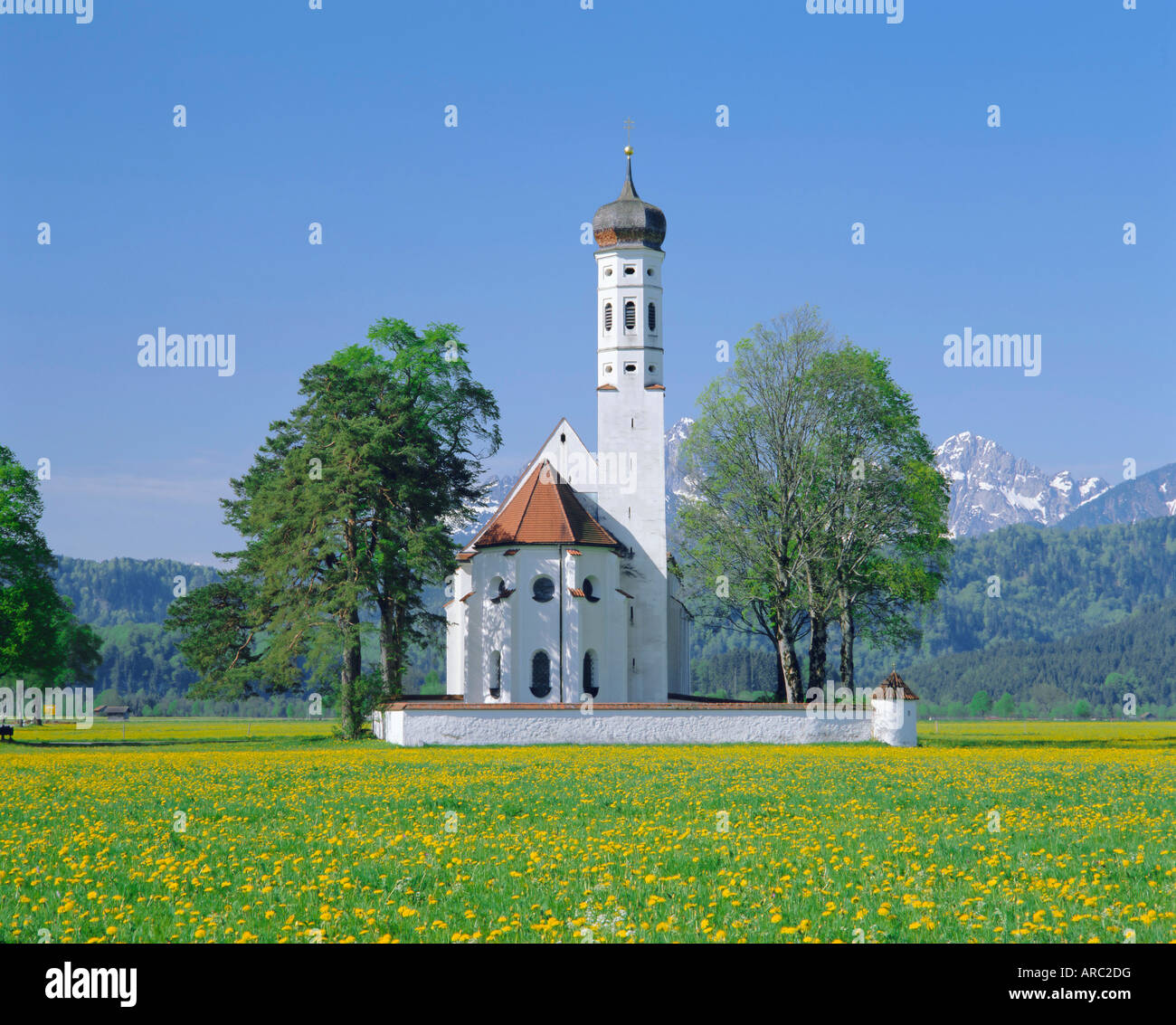 St Coloman Church Schwangau Bavaria Stockfotos und -bilder Kaufen - Alamy