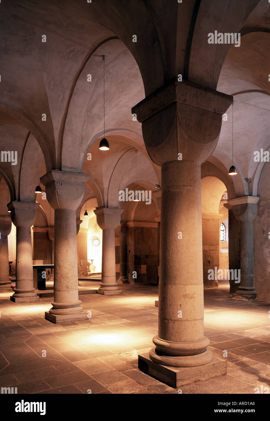Köln, St. Maria Im Kapitol, Krypta Nach Osten Stockfotografie - Alamy
