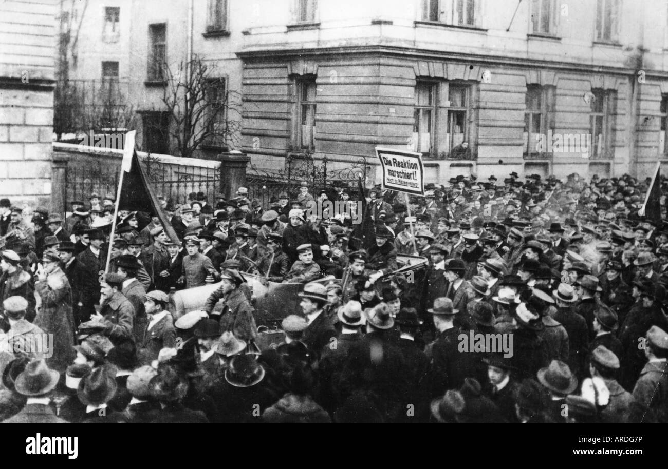 Geografie/Reisen, Deutschland, Politik, Revolution in Bayern 7.11.1918 ...