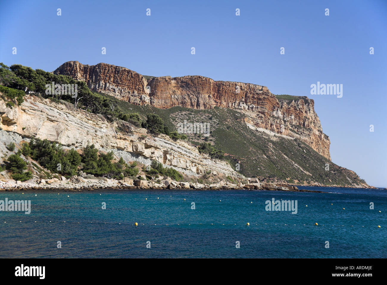 Stock Foto von Cap Canaille Cassis Bucht Provence Frankreich ...