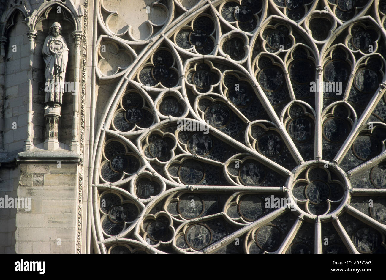 Notre dame de paris rosette detail -Fotos und -Bildmaterial in hoher ...