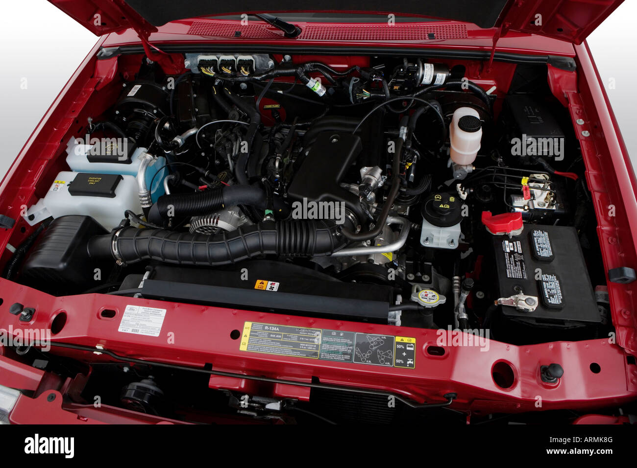 2008 Ford Ranger Sport in rot - Motor Stockfotografie - Alamy