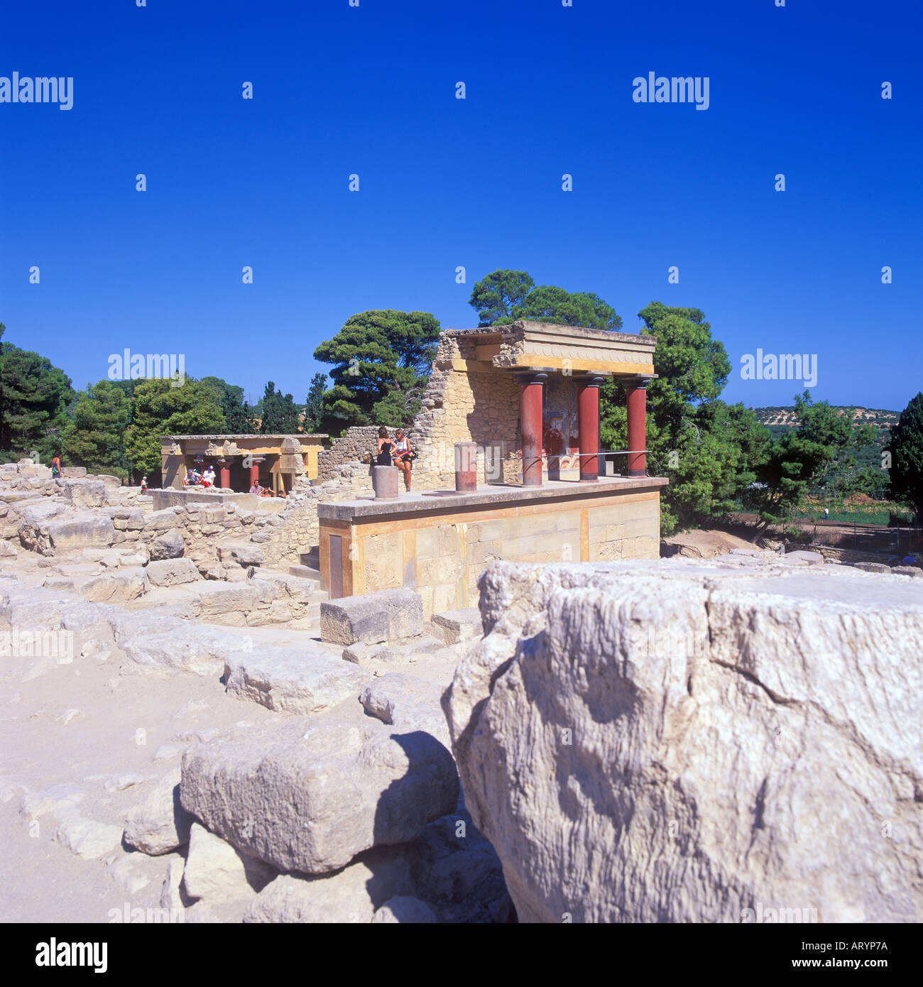 Antike Knossos Kreta Stockfotos und -bilder Kaufen - Alamy