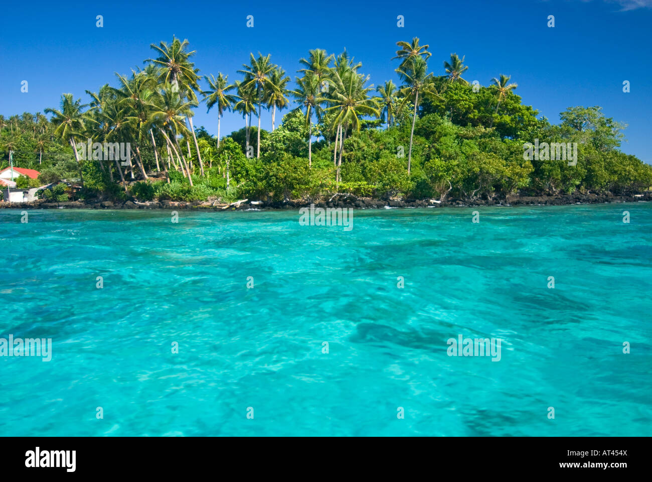 SAMOA-Inseln Polynesien Serene Manono Insel UPOLU ohne Fahrzeuge oder ...