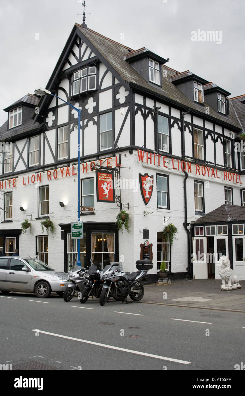 Bala Gwynedd Snowdonia National Park North Wales UK - weißen Löwen Pub ...