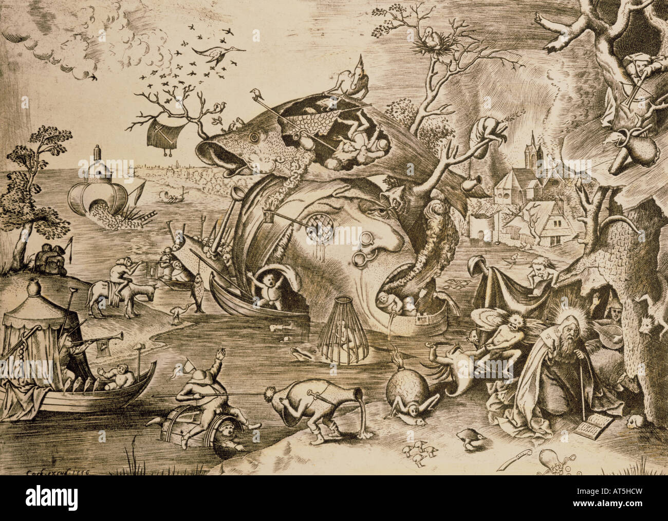 Bildende Kunst, Pieter Bruegel der Ältere (ca. 1525 - 1569), "Die ...