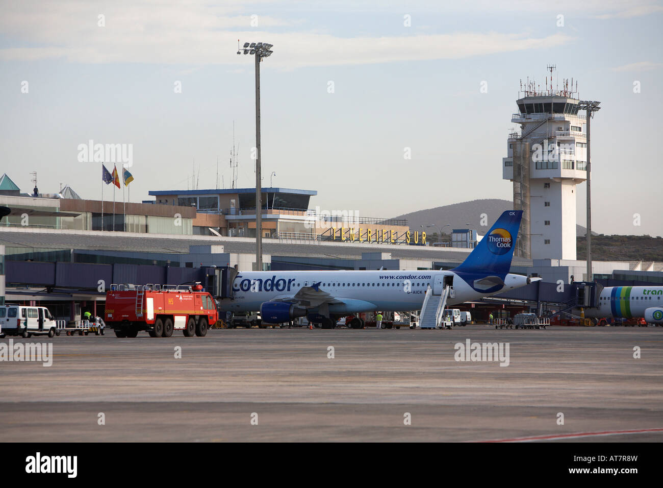 Spannende Ankunft Flughafen Teneriffa Sud Bilder