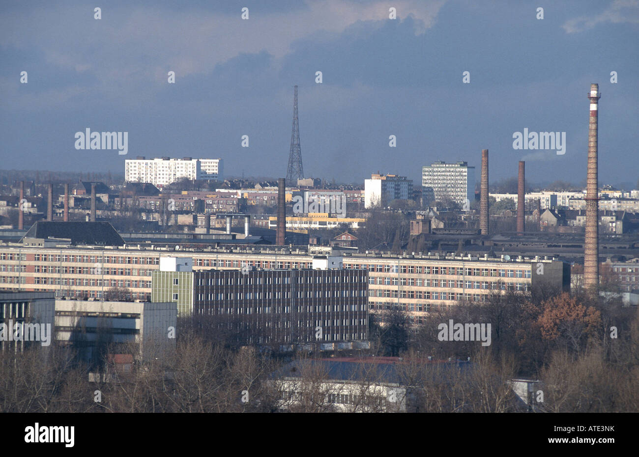 Das Stadtbild von Gleiwitz, Schlesien, Polen Stockfotografie - Alamy