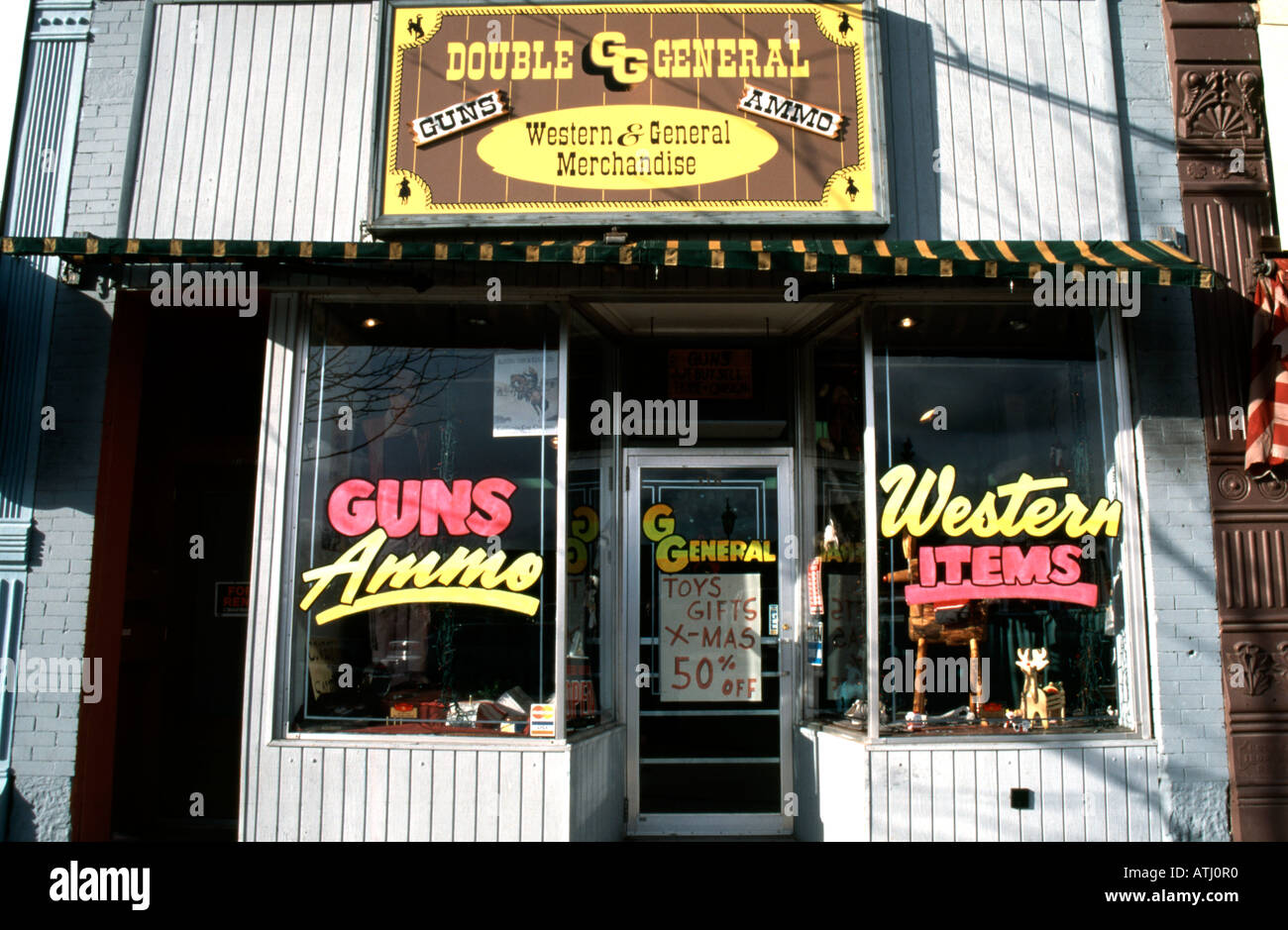 Gun-Shop in den USA Stockfotografie - Alamy