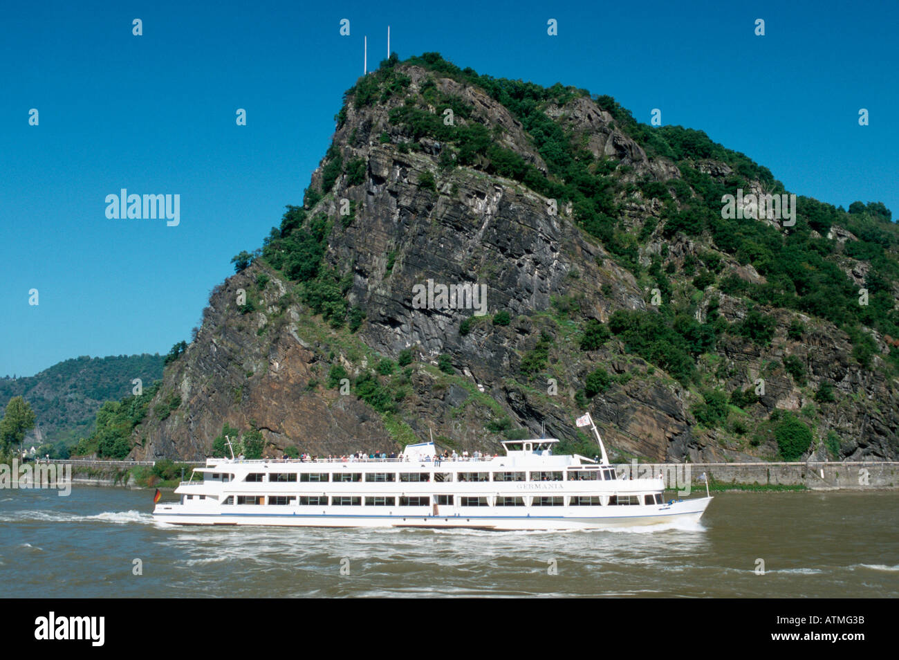 Loreley rock on river rhine -Fotos und -Bildmaterial in hoher Auflösung ...