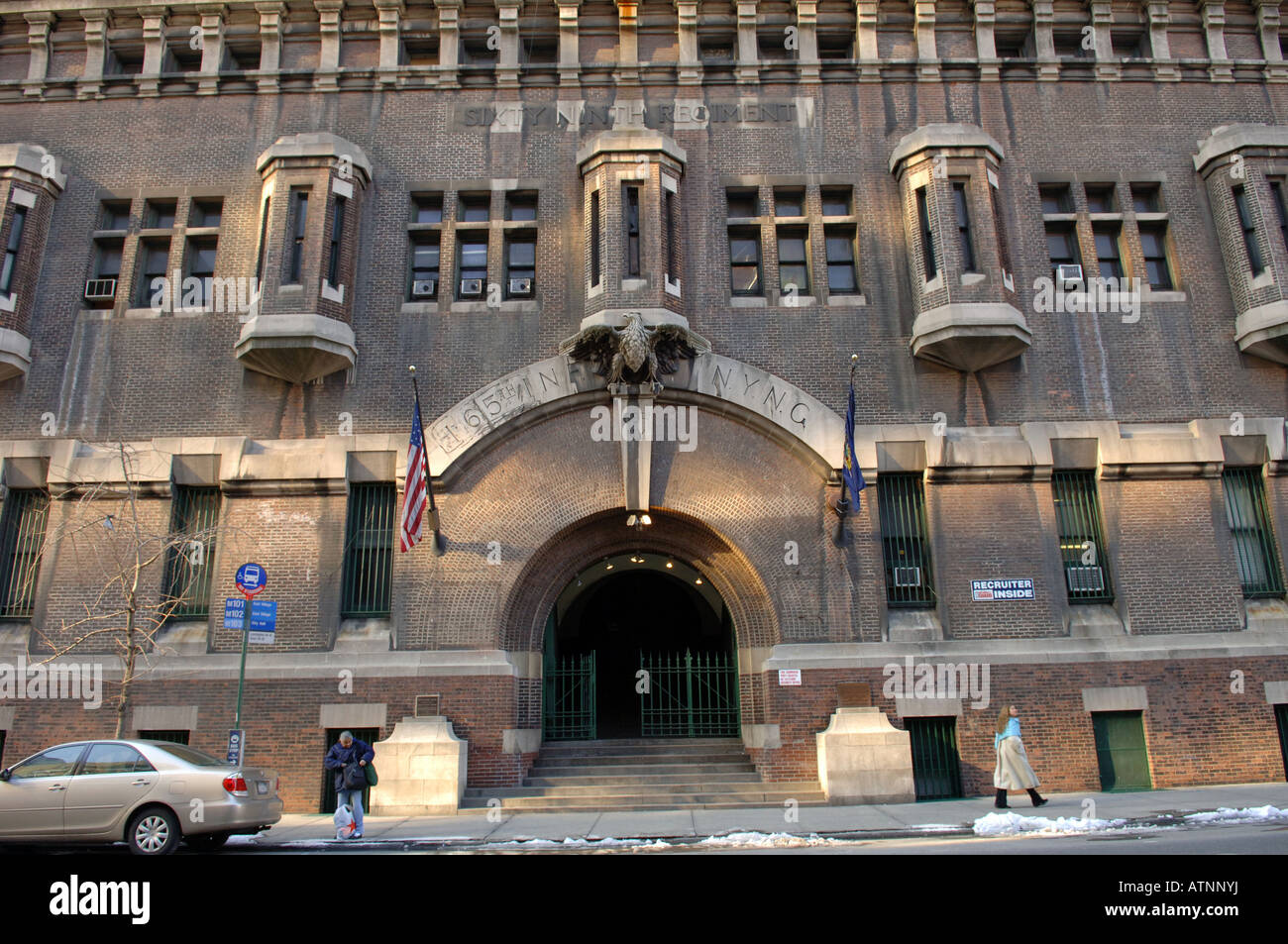 Die 65. Regiment Armory of the New York National Guard an der Lexington ...