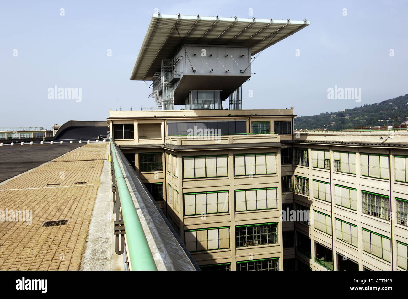 Turin Lingotto Pinacoteca Agnelli auf dem Dach der ehemaligen Fiat ...