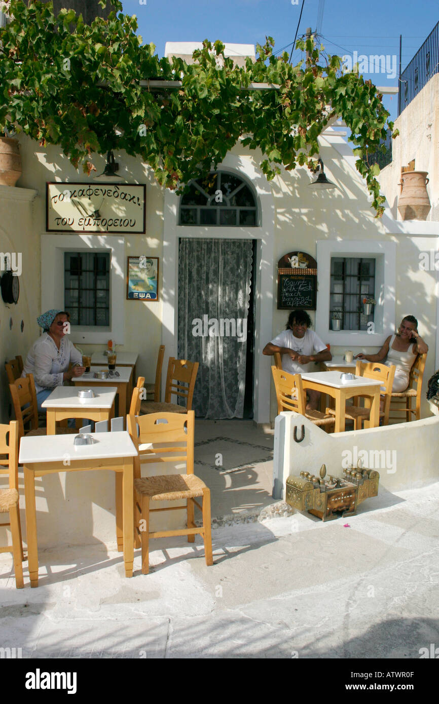 Santorini cafe store