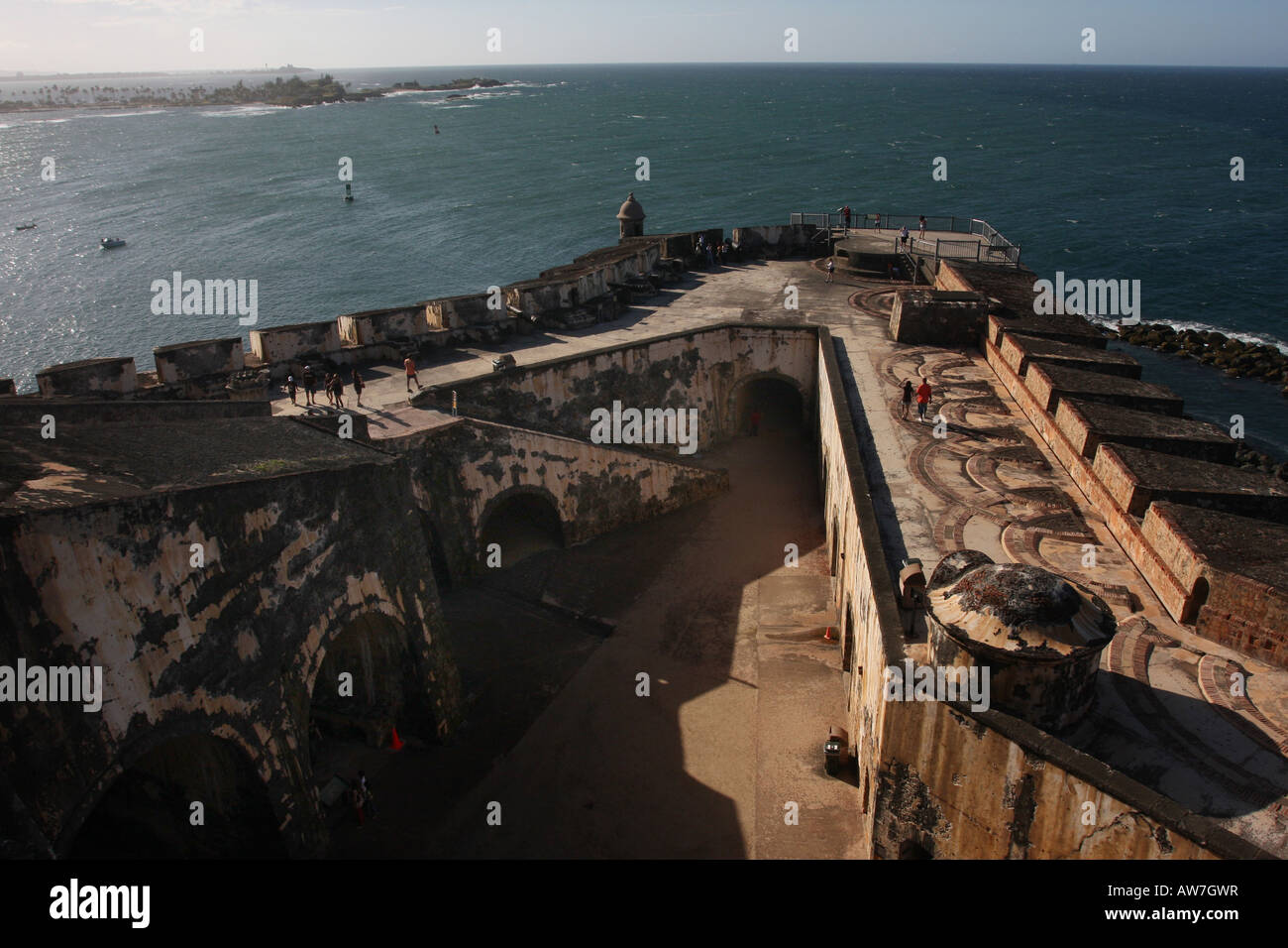 El Morro Fort historische Puerto rico Stockfotografie - Alamy
