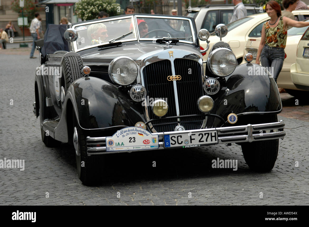 Horch, Auto Union, Oldtimer-Rallye, 2000 Km durch Deutschland ...