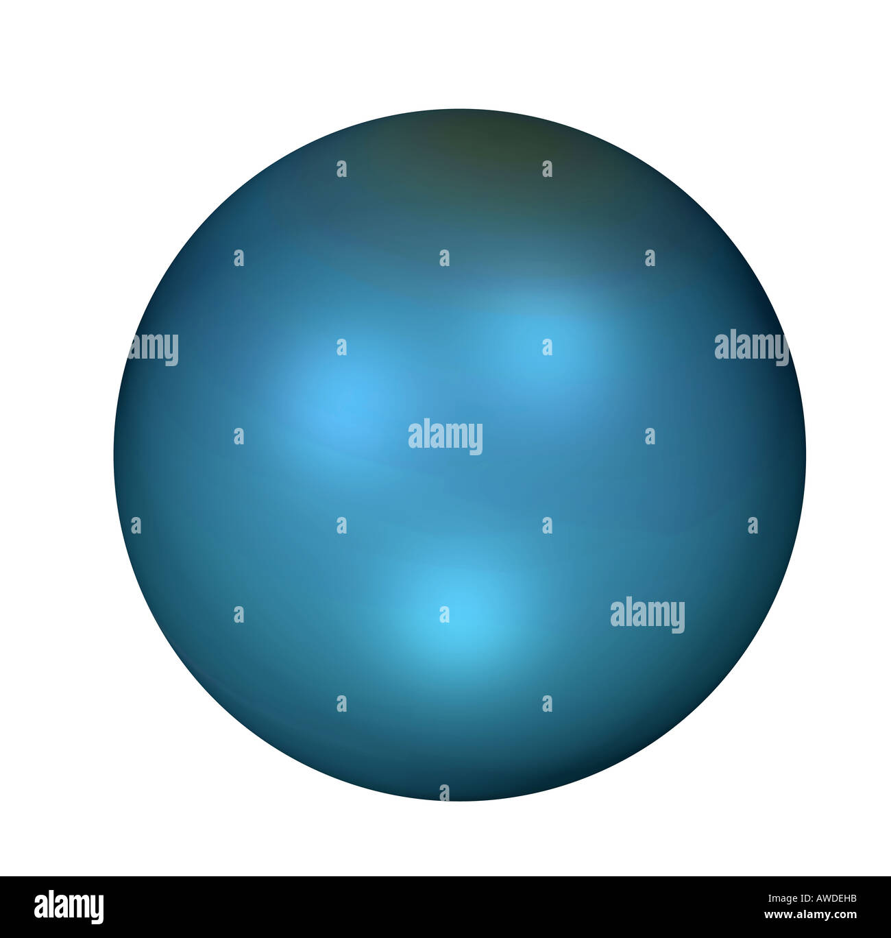 Uranus ist der siebte Planet im Sonnensystem und haben ein Ringsystem ...