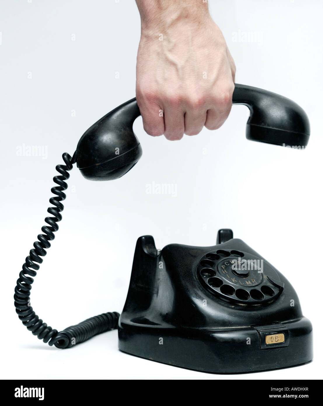 Letter digits rotary phone old vintage era period classic traditional ...