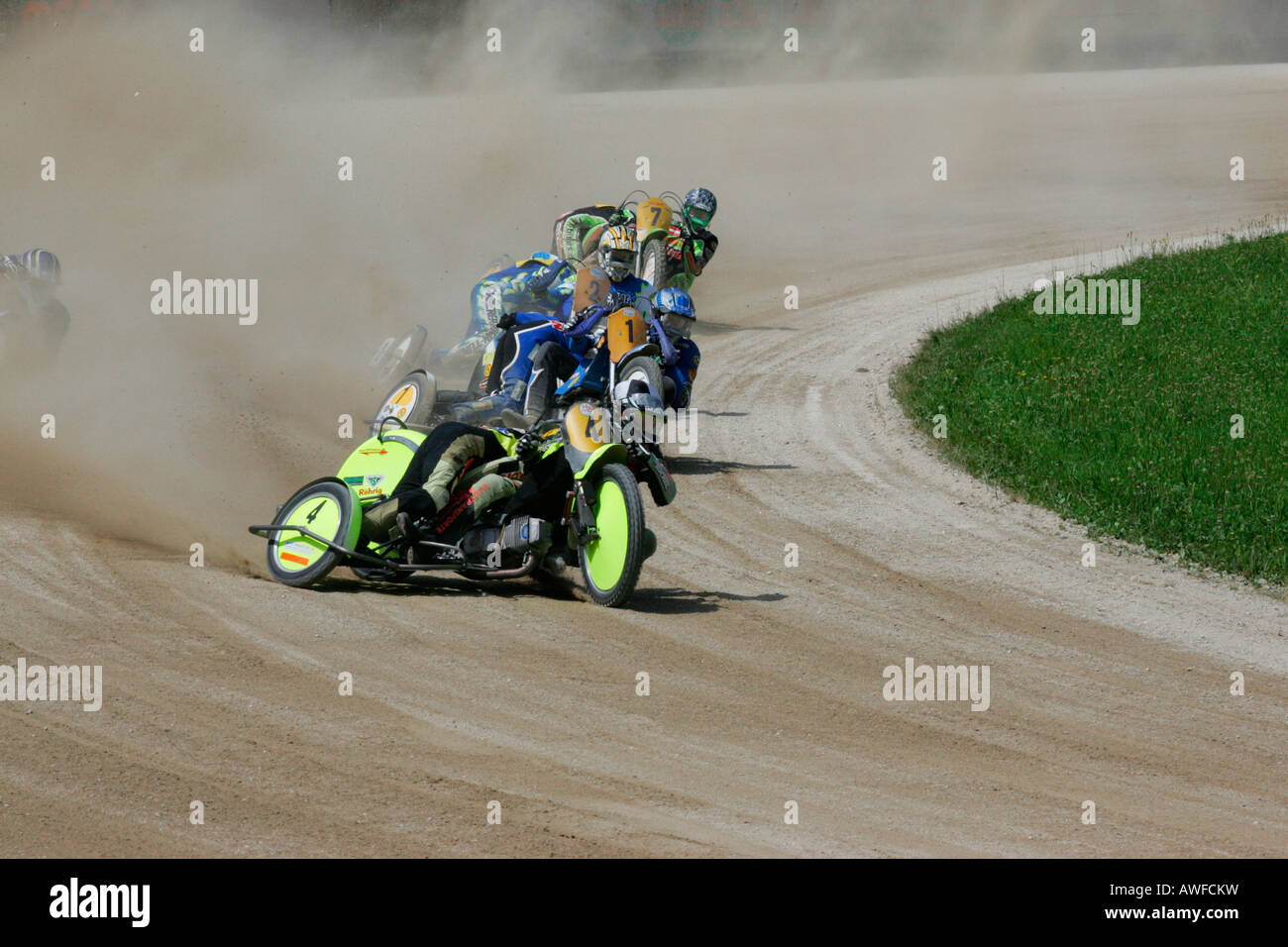 Motorcycle sidecar racing Stockfotos und -bilder Kaufen - Alamy