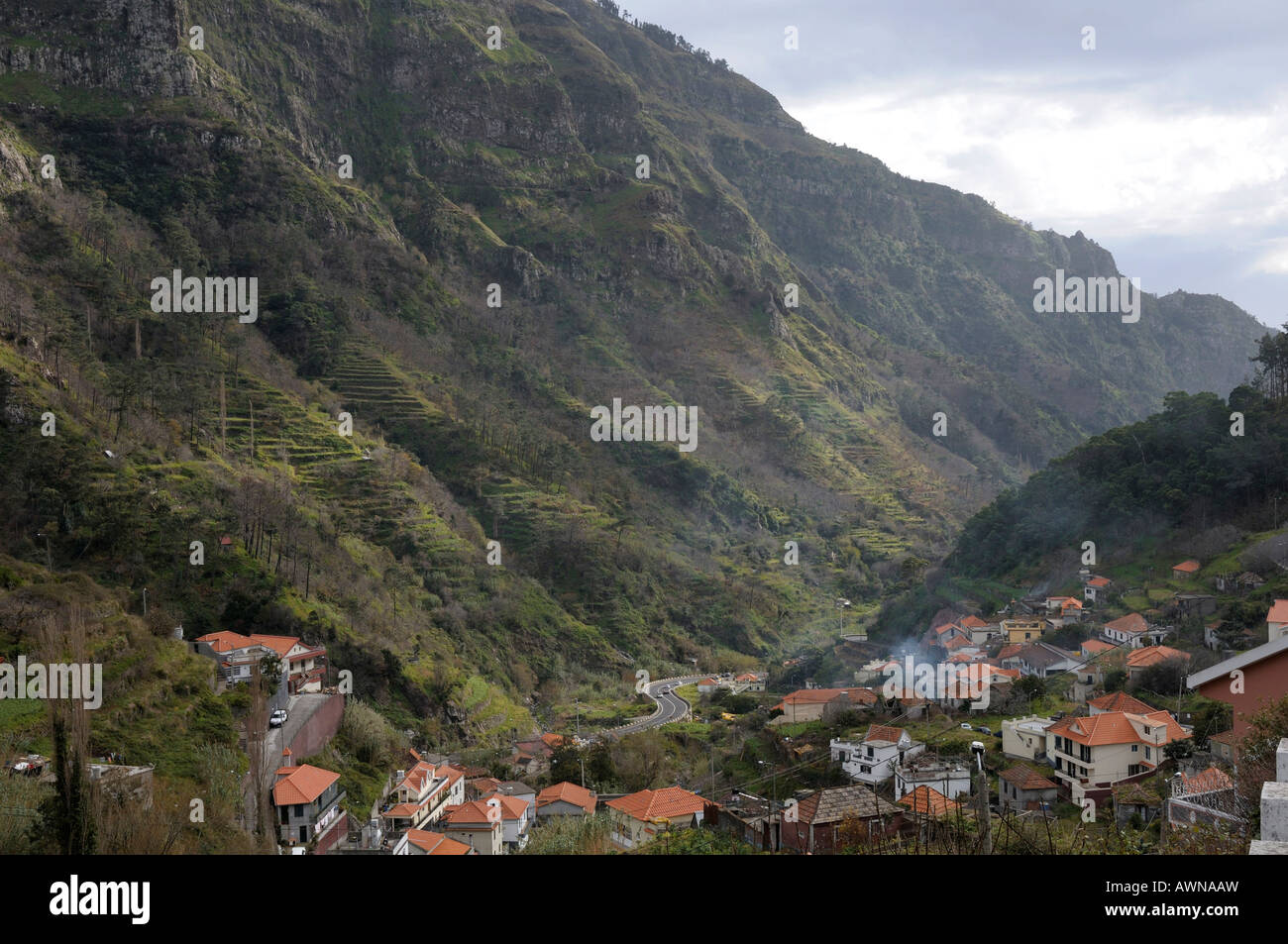 Berge, Encumeada-Pass, Madeira, Portugal, Atlantik Stockfotografie - Alamy