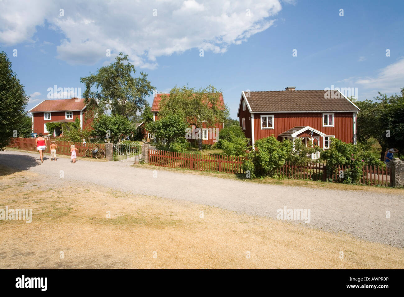 Die drei Betriebe von Bullerbü: Norden Bauernhof, mittlere Farm und ...