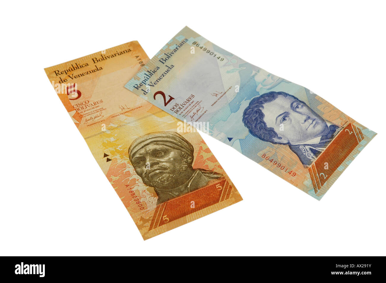 Venezuelan Bolivar Note Stockfotos und -bilder Kaufen - Alamy