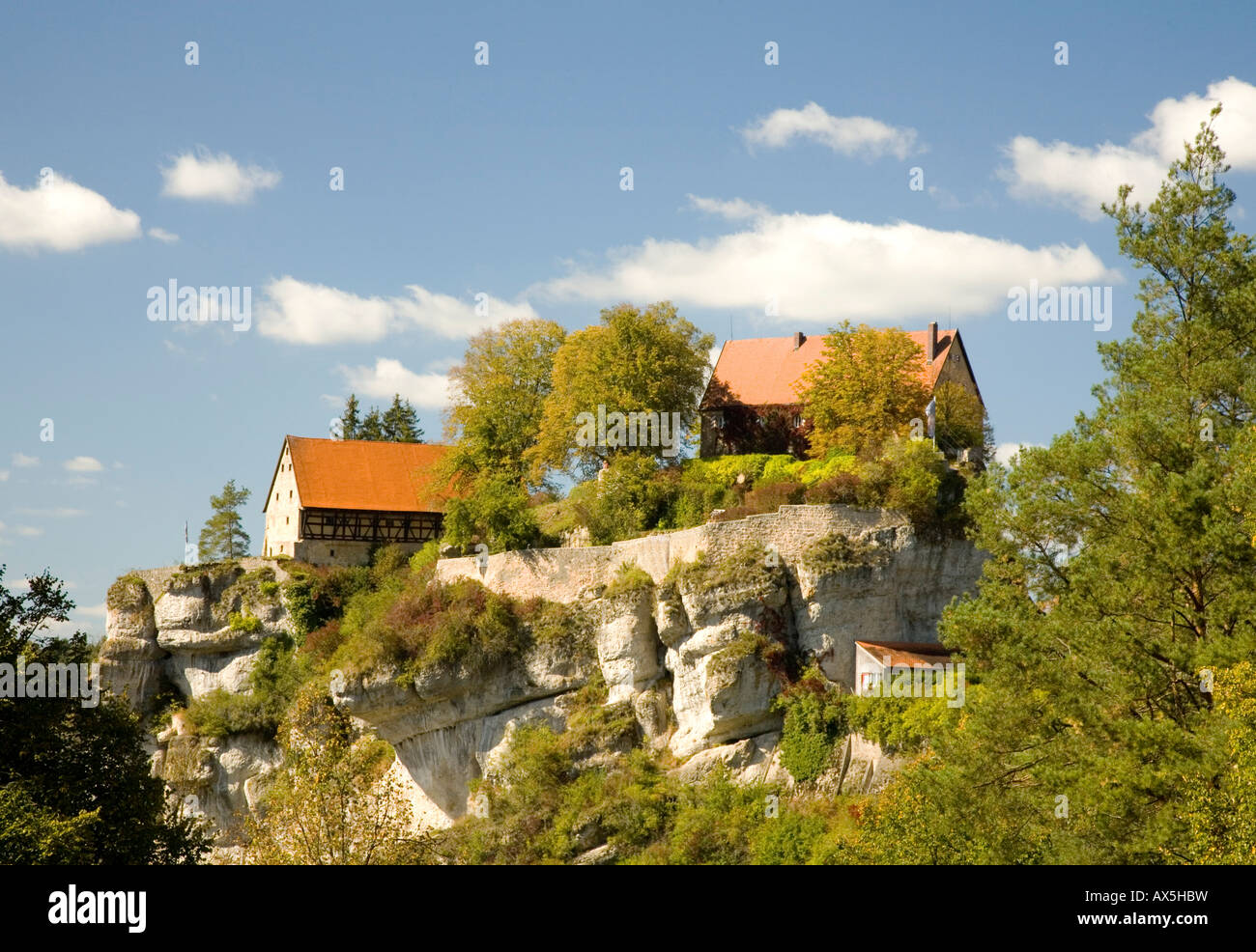 Burg Pottenstein, Fränkische Schweiz, Upper Franconia, Bayern ...