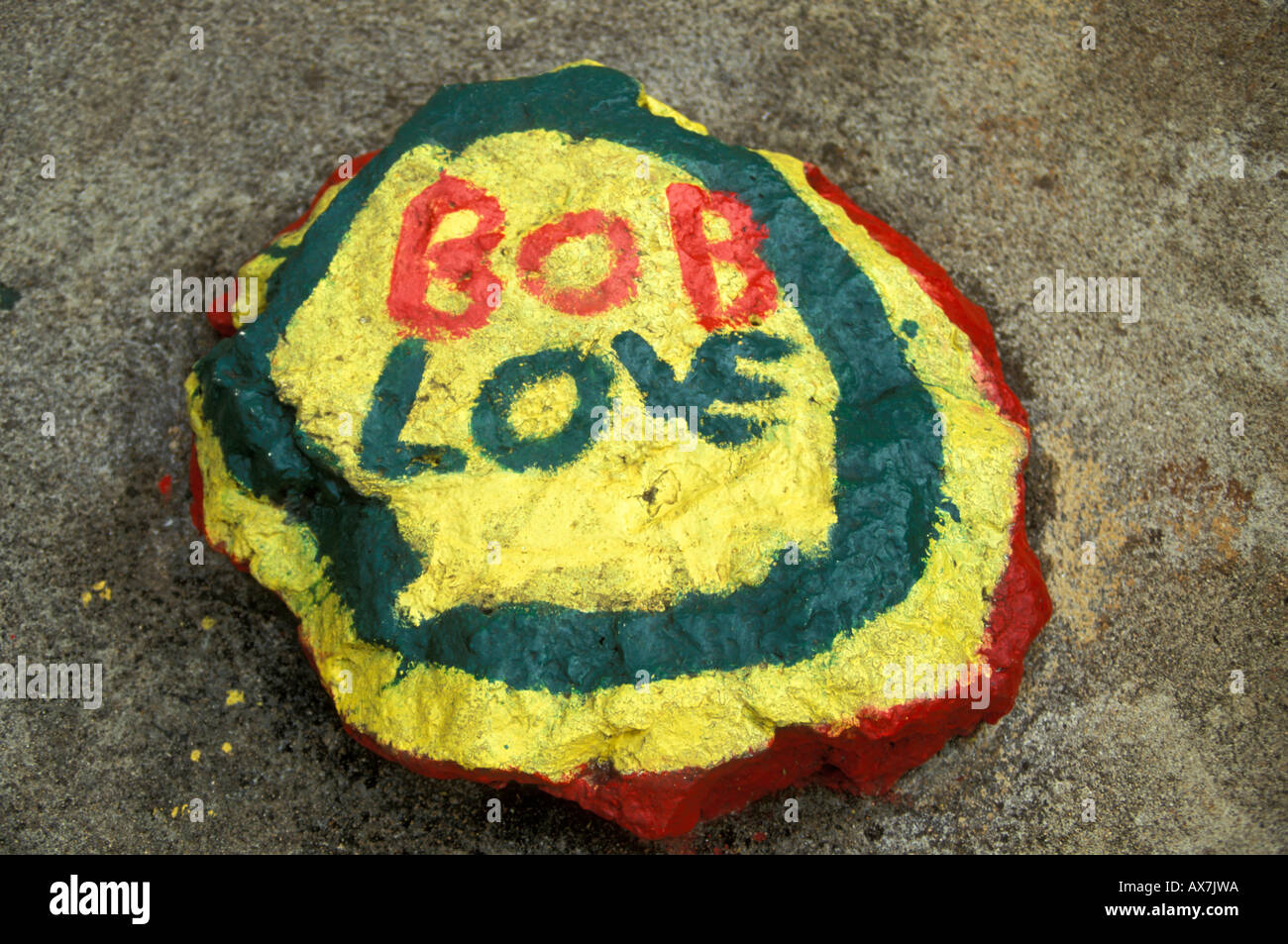 Gemalter Stein Stockfotos und -bilder Kaufen - Alamy