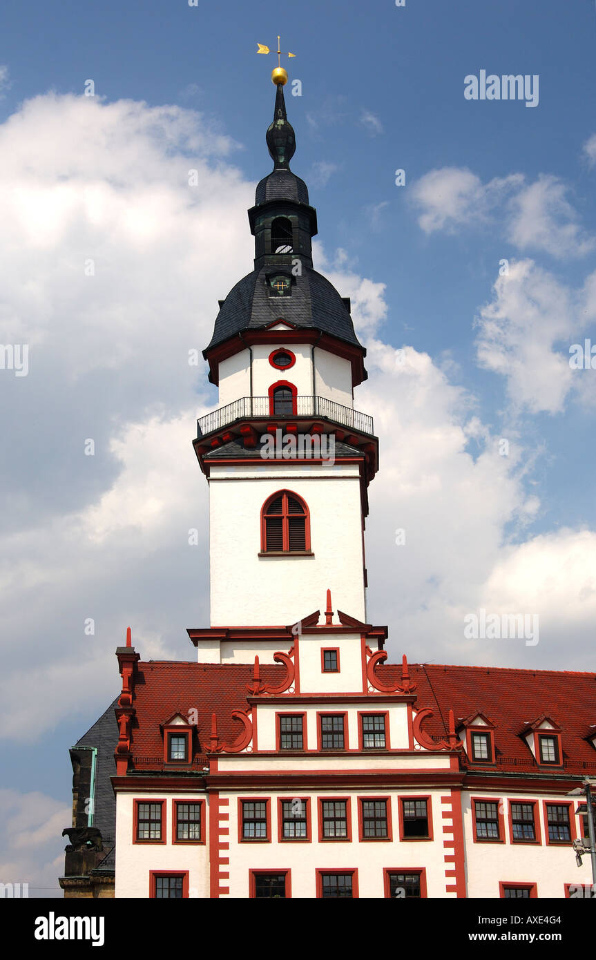 Rathausturm, altes Rathaus, Chemnitz, Sachsen, Deutschland ...