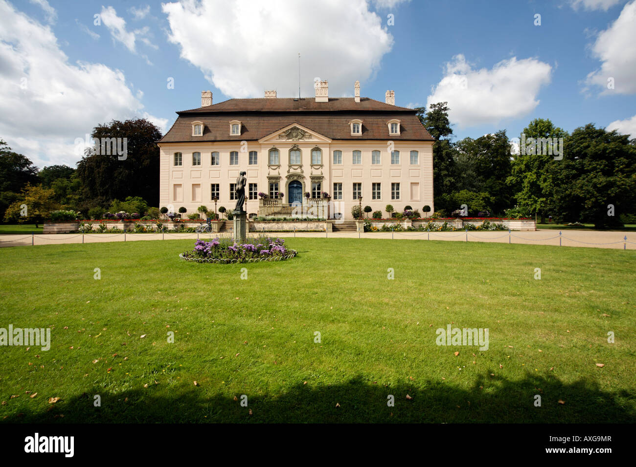 Cottbus, Schloßpark Branitz, Schloß, Blick von Osten Stockfotografie ...