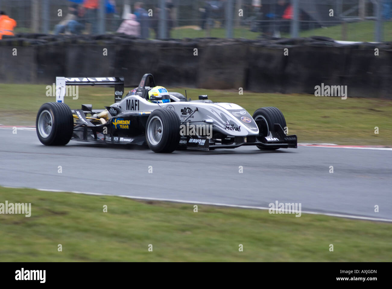 Dallara F308 Mercedes HWA F3 Rennwagen in britische F3 Internaional ...