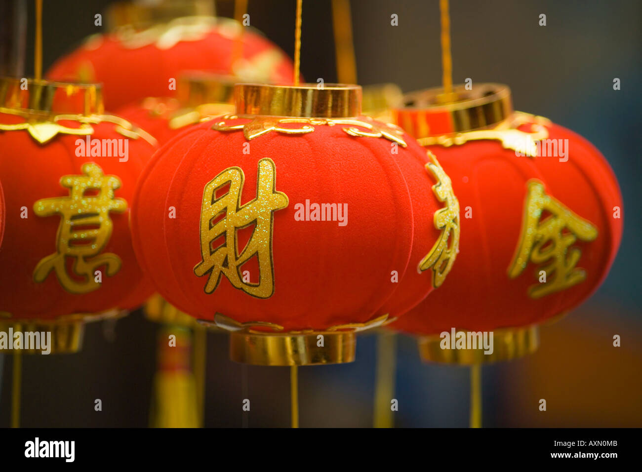 Chinatown chinesische Laternen Chinese New Year Singapur ...