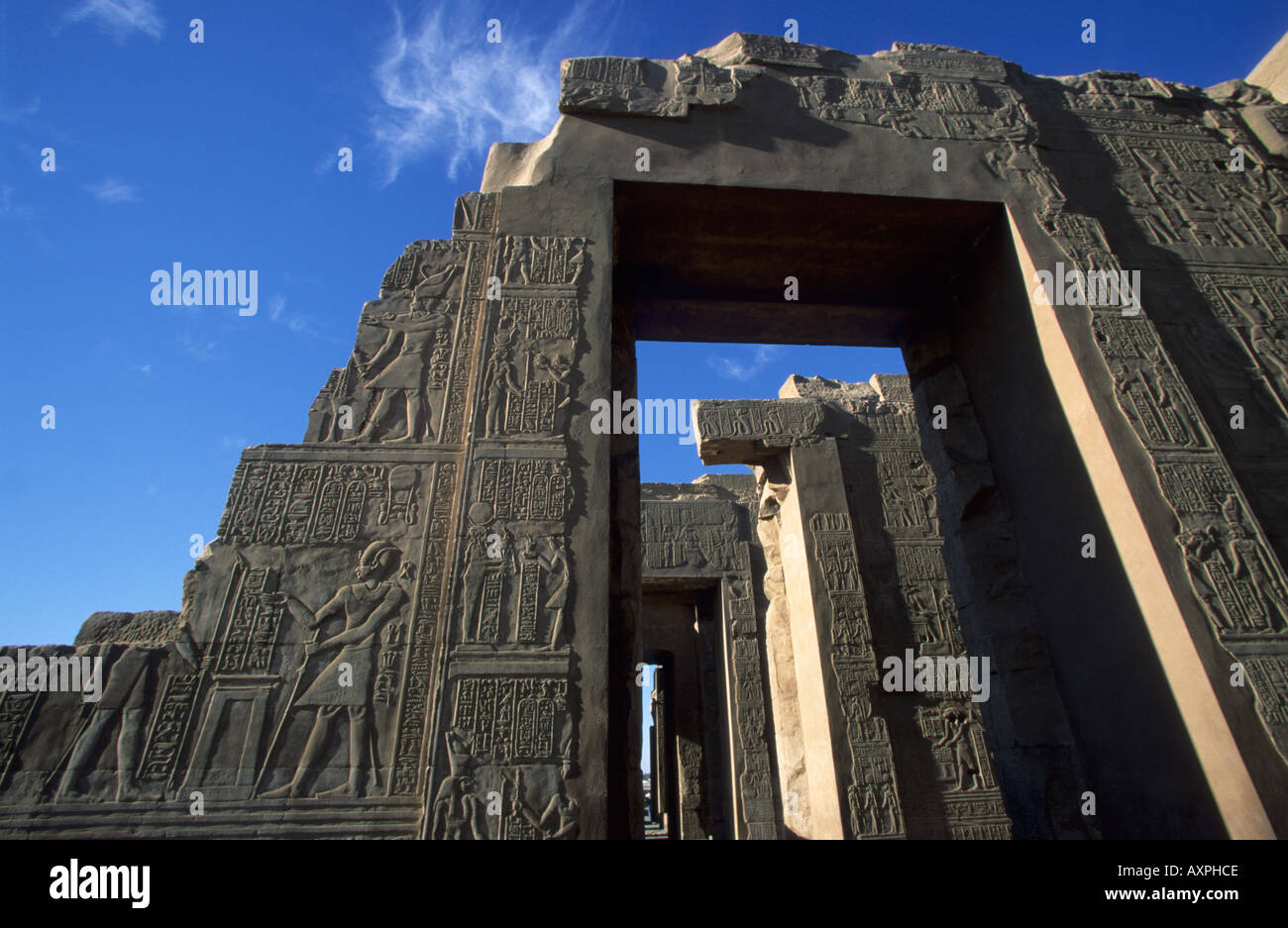 Tempel von Kom Ombo Kom Ombo Ägypten Stockfotografie - Alamy