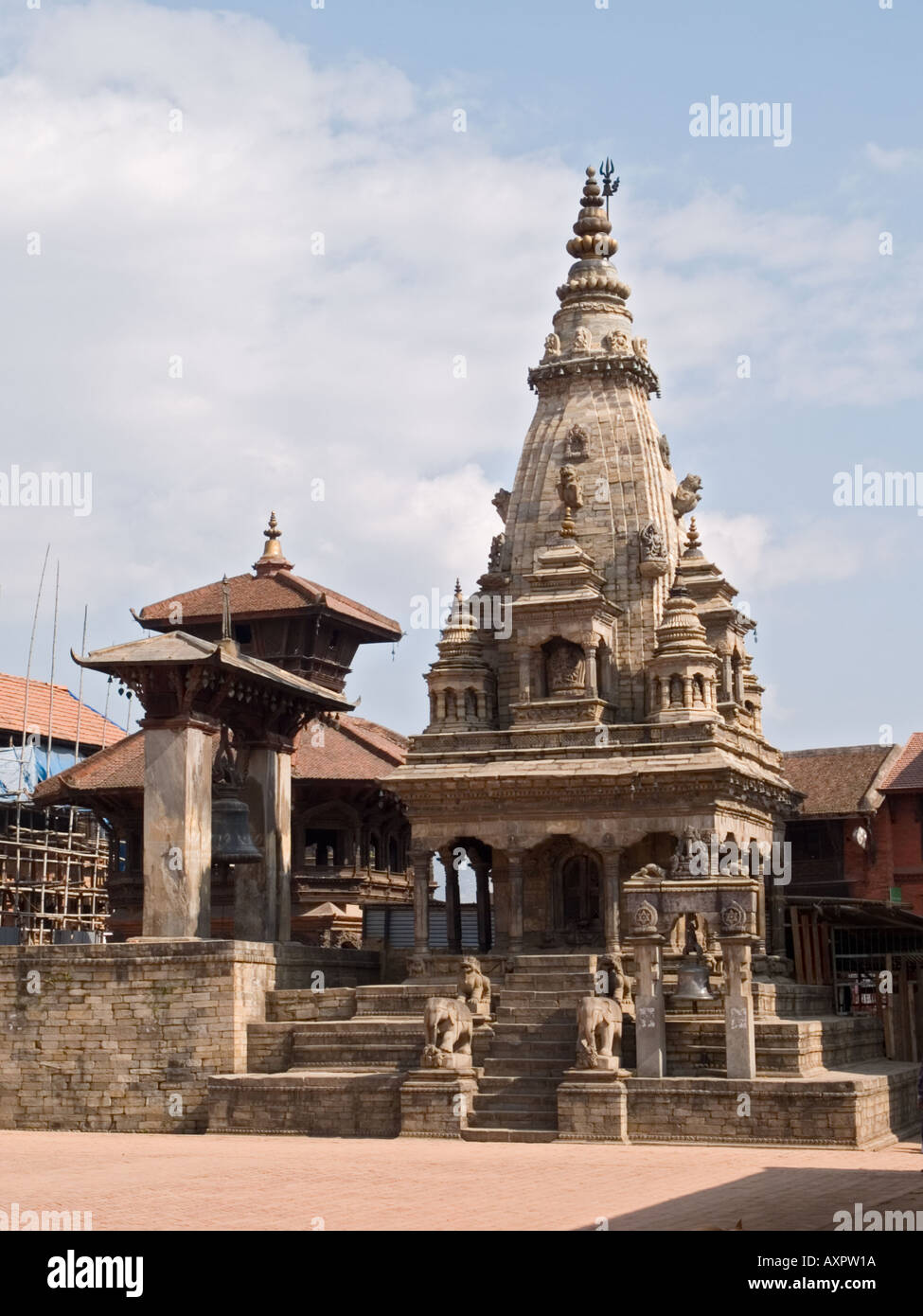 VATASALA Tempel und TALEJU BELL in Durbar Square-Bhaktapur-Kathmandu ...