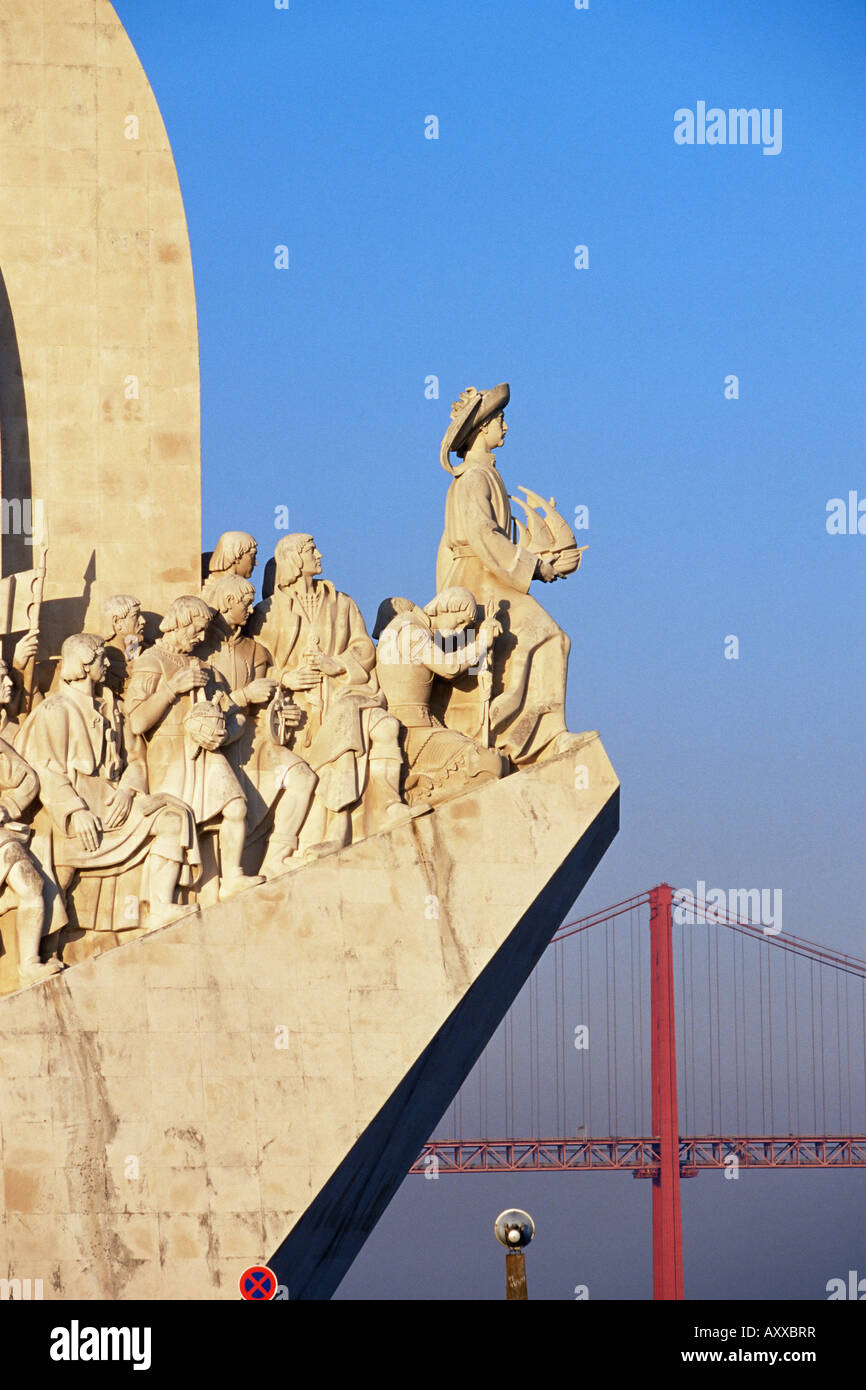 Heinrich der Seefahrer auf dem Bug des Padrão Dos Descobrimentos ...