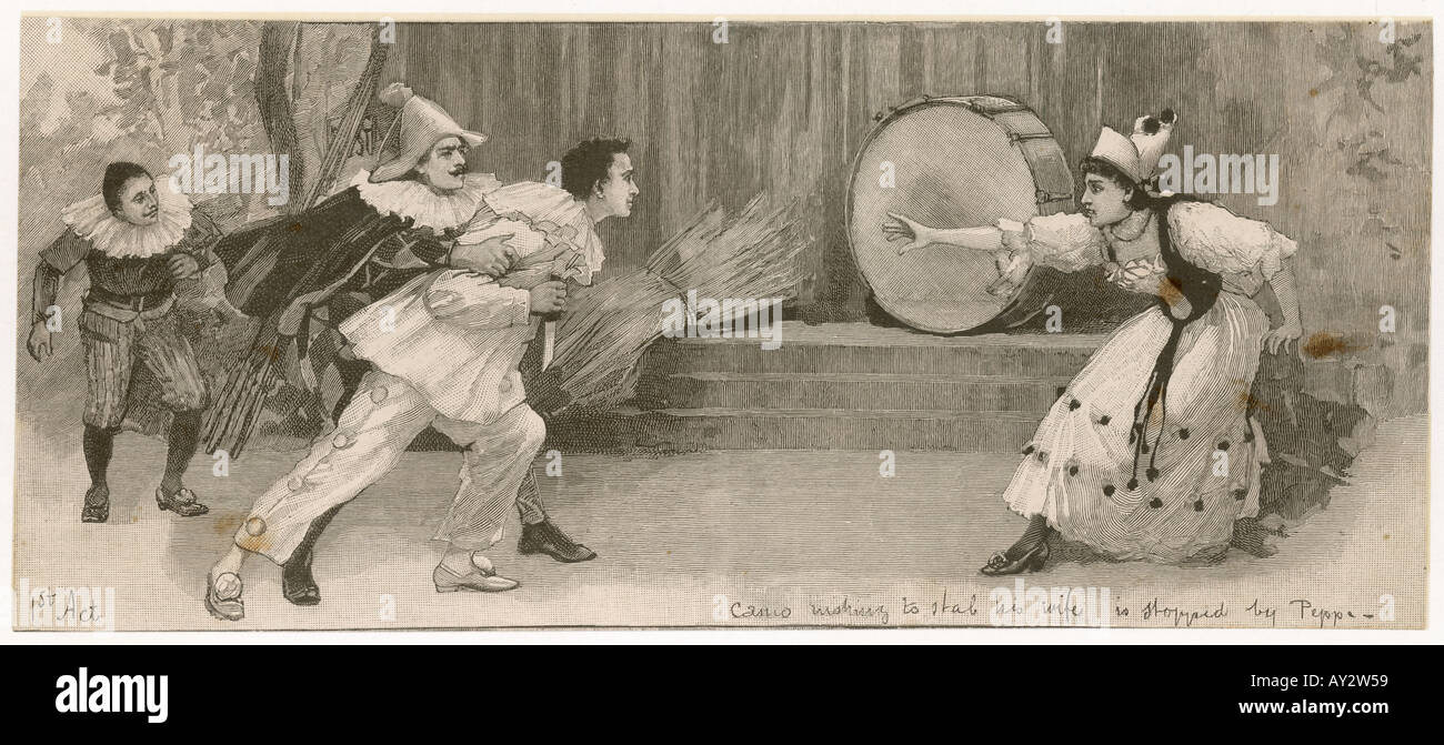 Canio macht seine frau erstechen -Fotos und -Bildmaterial in hoher ...