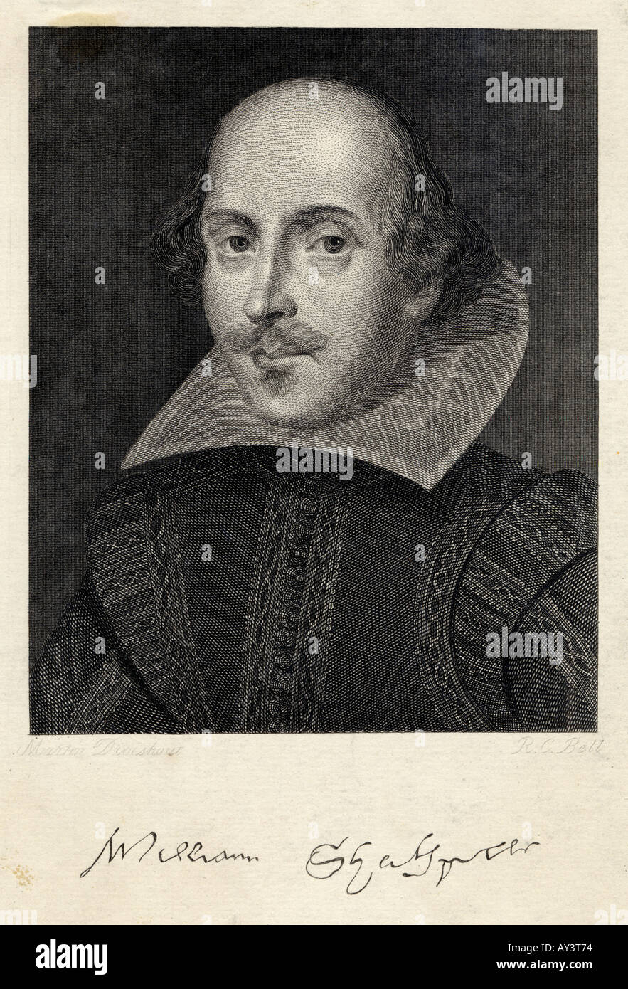 William Shakespeare Signature Stockfotos und -bilder Kaufen - Alamy