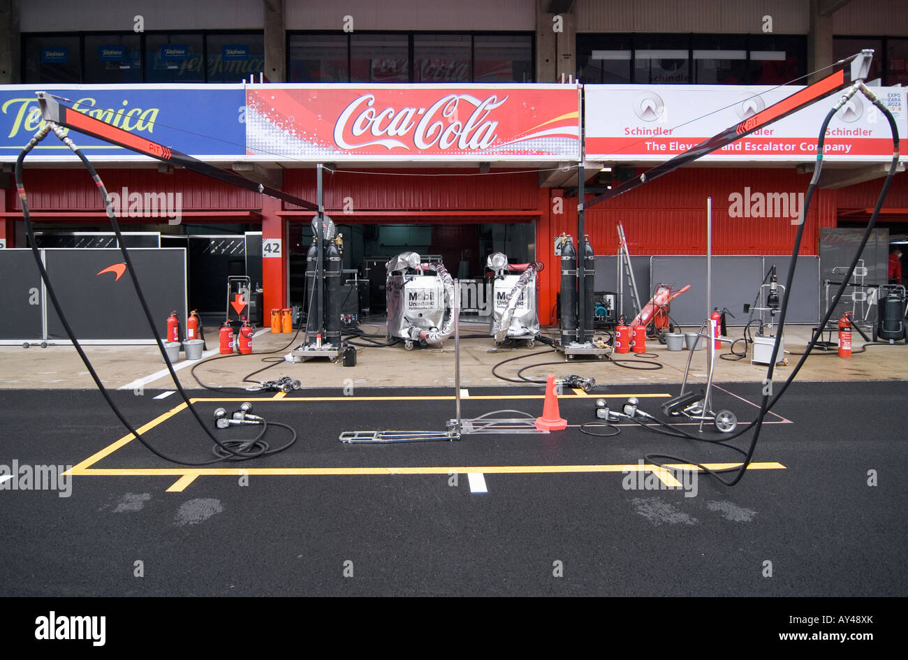 Formel 1 boxenstopp -Fotos und -Bildmaterial in hoher Auflösung – Alamy