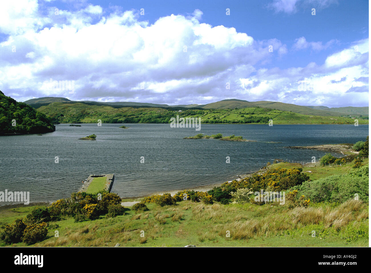 Irland Co Galway Connemara Lough Corrib Stockfotografie - Alamy