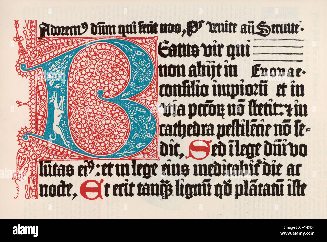 Latin psalter -Fotos und -Bildmaterial in hoher Auflösung – Alamy