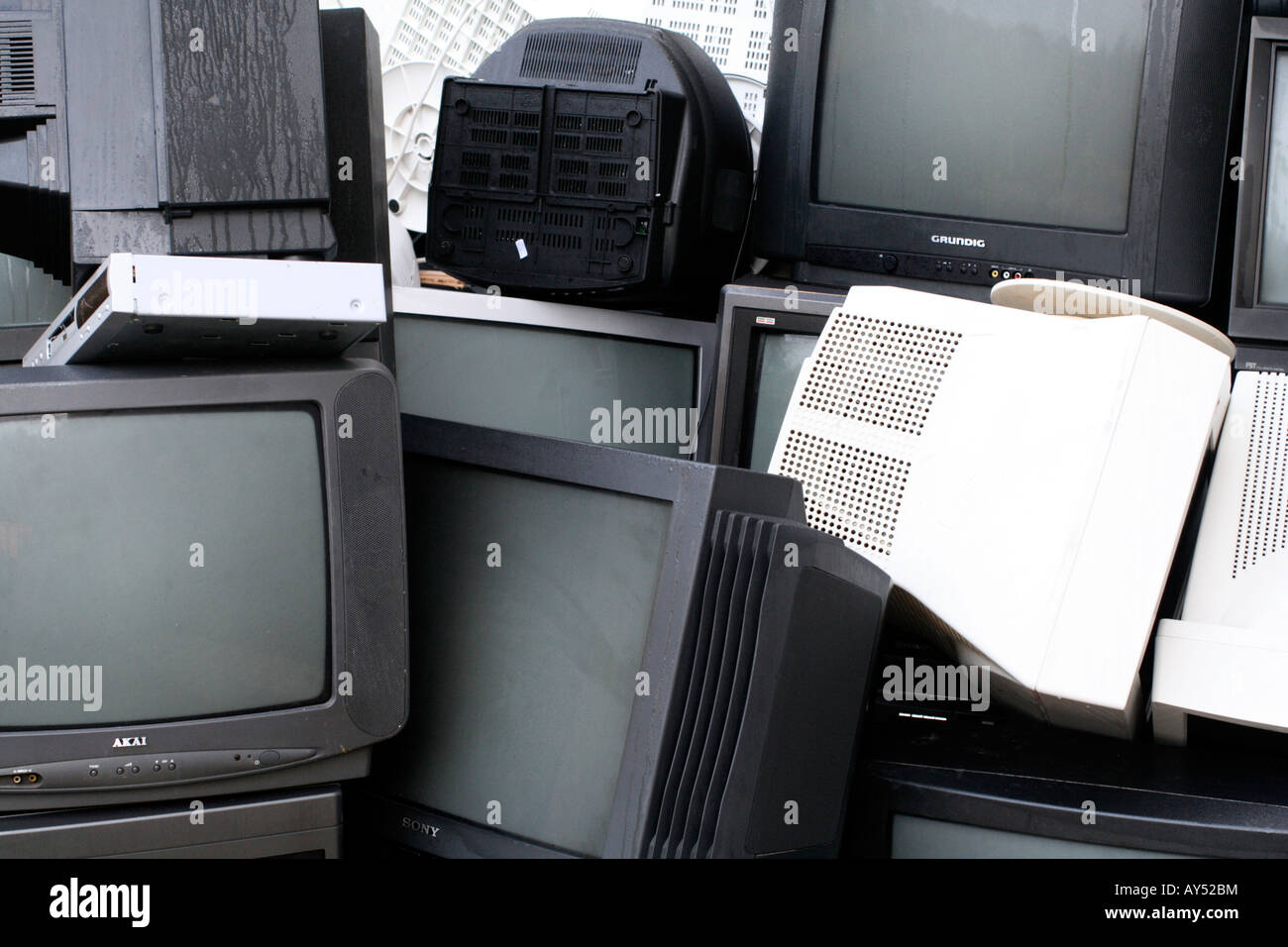 Rubbish waste recycling segregation metal iron steel container skip ...