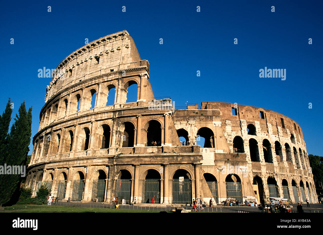 Das antike Kolosseum in Rom. Italien Stockfotografie - Alamy