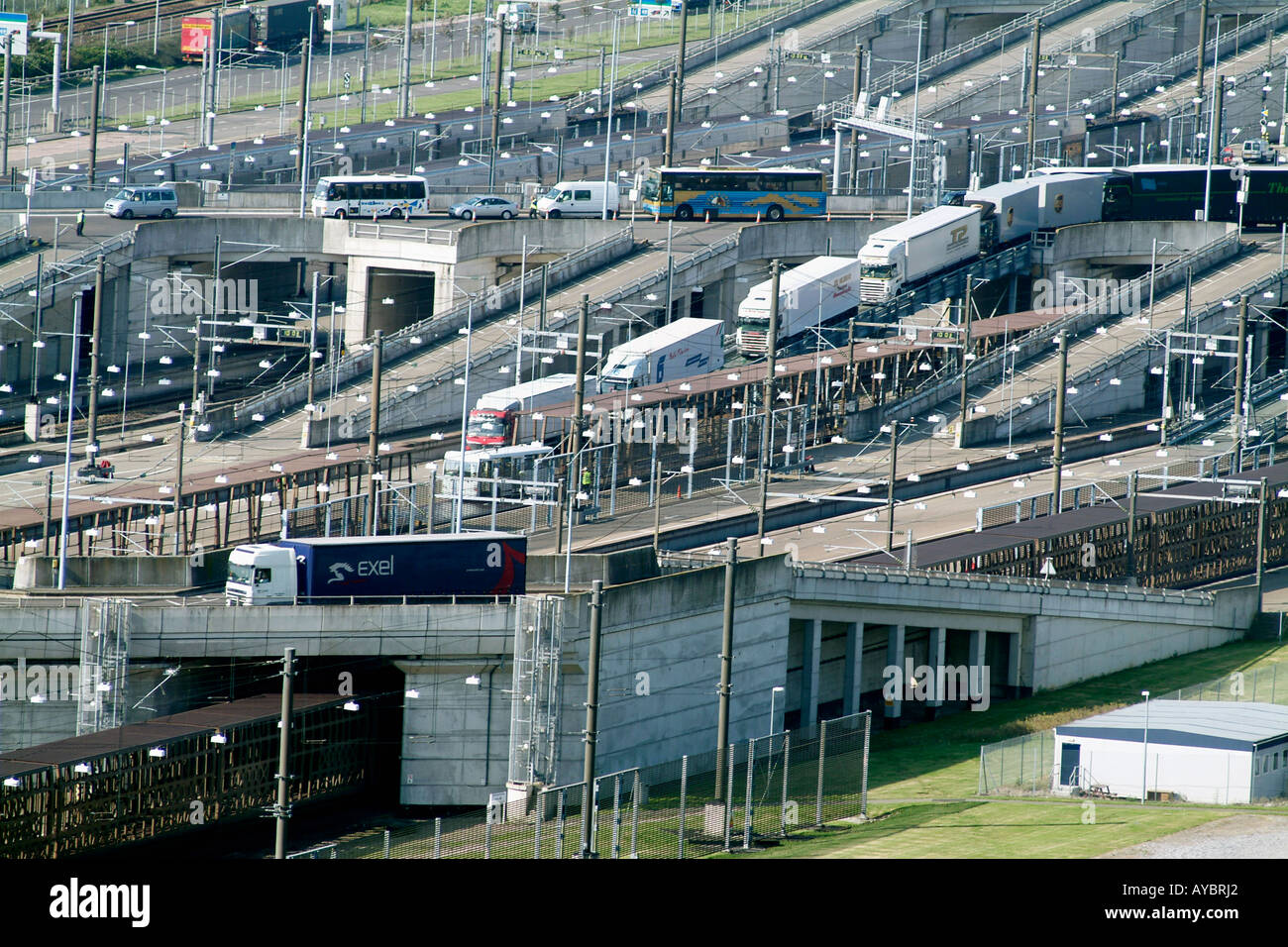 Channel Tunnel Le Shuttle Stockfotos und -bilder Kaufen - Alamy