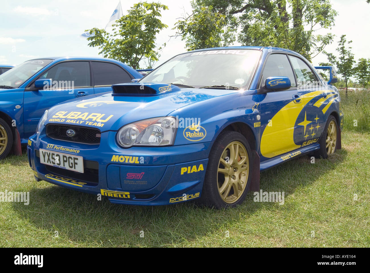 Subaru Straße gehen Replik des World Rallye Car sport Rennen Motorsport ...