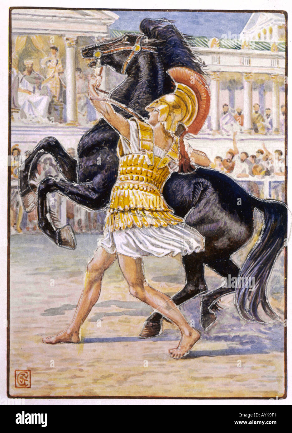 Alexander taming bucephalus -Fotos und -Bildmaterial in hoher Auflösung ...