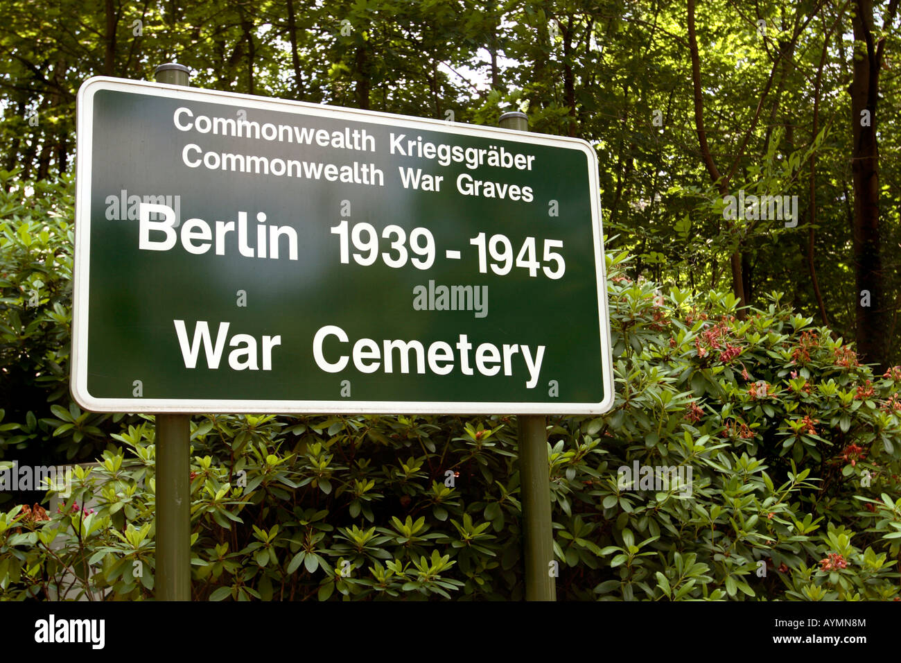 1939-1945 War Cemetery für alliierte Besatzung, Berlin, Deutschland ...