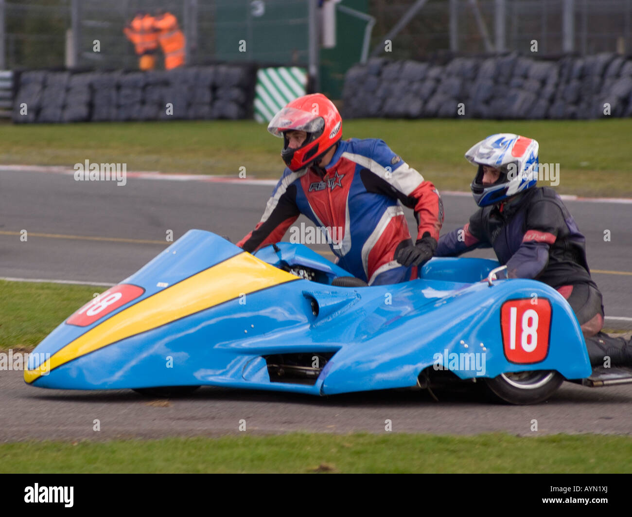 Motorrad und Beiwagen auf Wirral 100 Motor Club-Rennen Treffen am ...