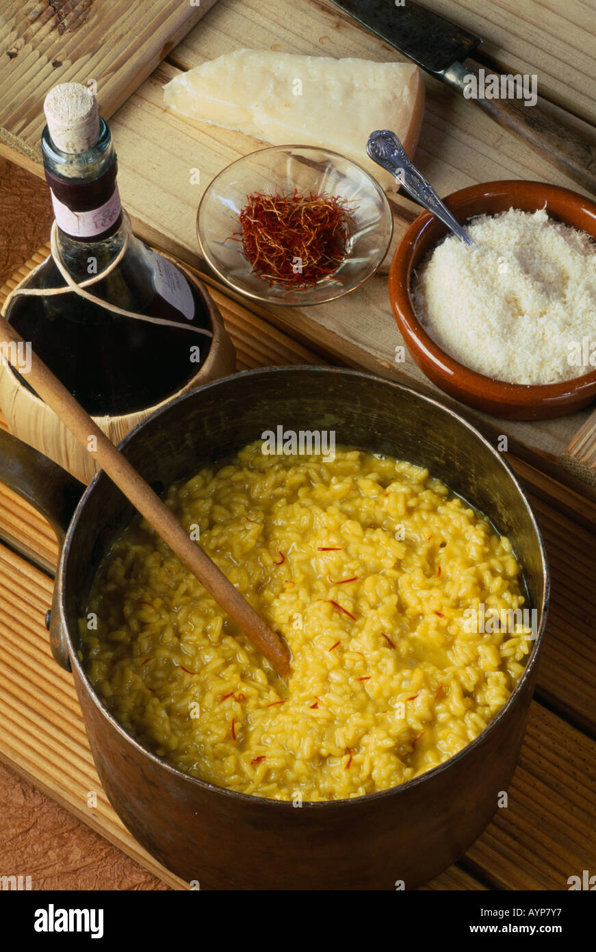 Italien-Lombardei-Mailand-Risotto Alla Milanese von Safran Arborio-Reis ...