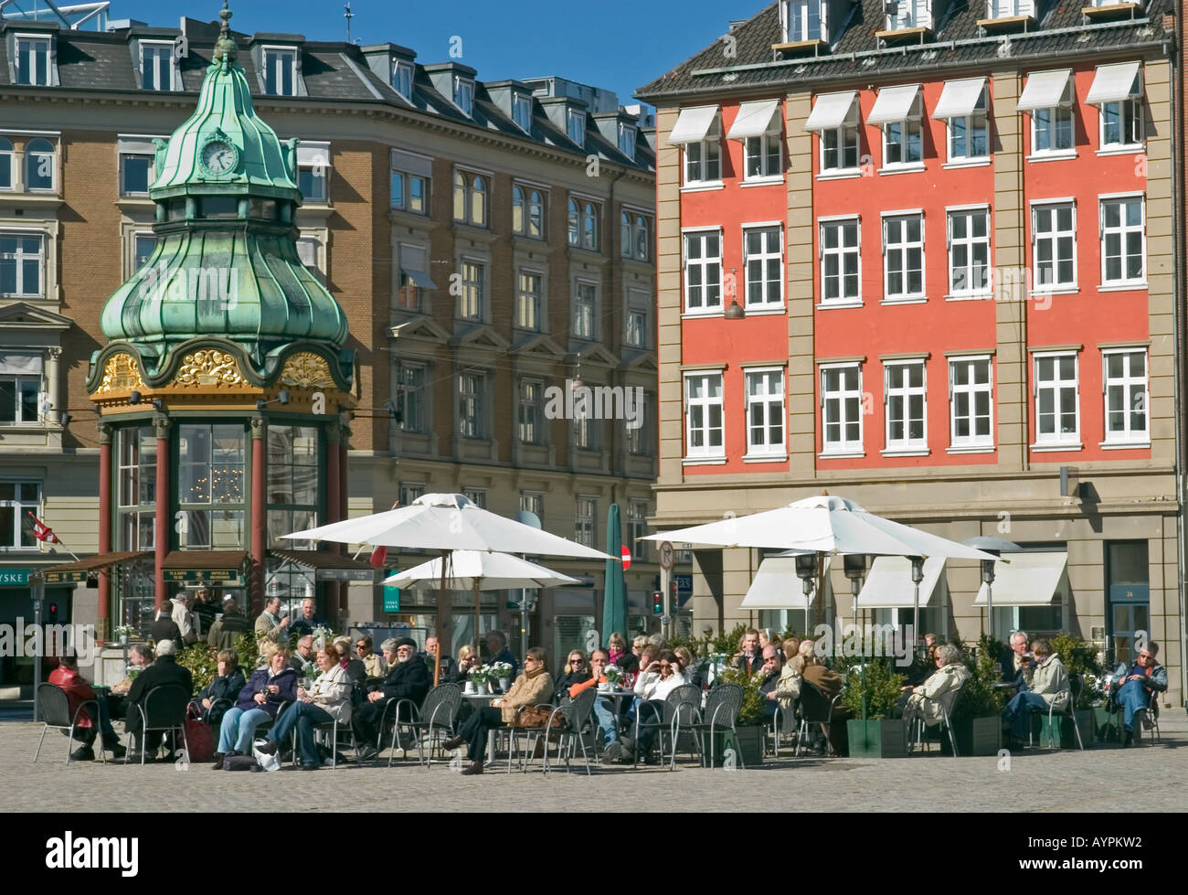 Alten Kiosk am Kongens Nytorv Kopenhagen Dänemark Stockfotografie - Alamy