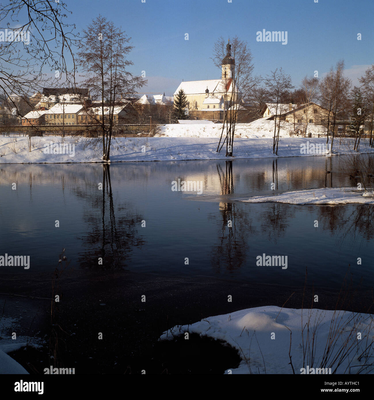Stadtansicht Mit Citygarage Erinnerungsbild, Promenade Weisser Regen ...
